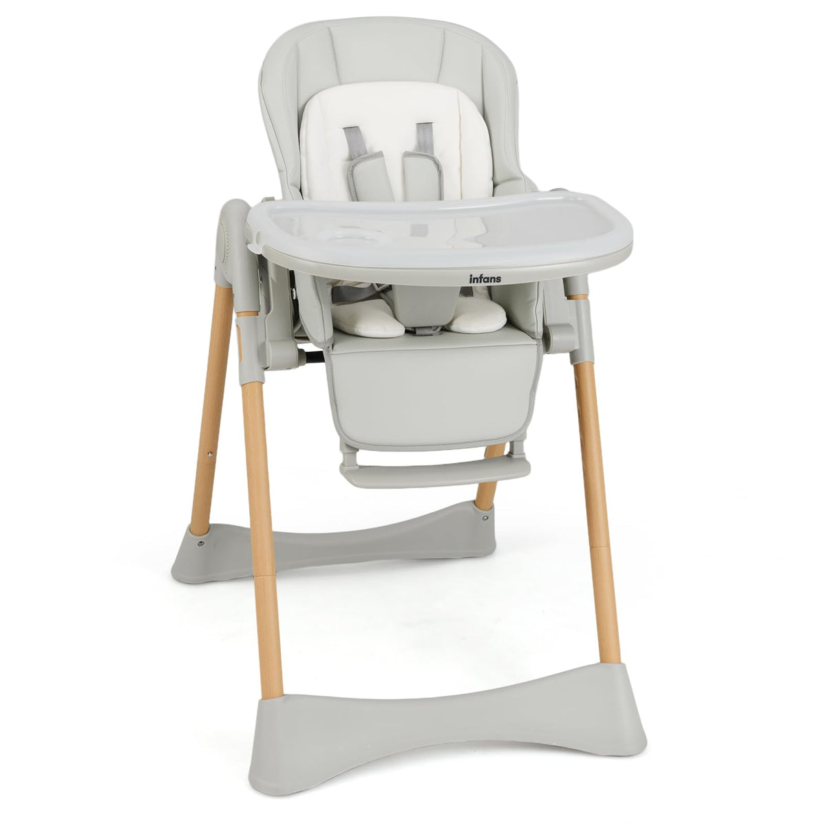 INFANS Baby High Chair, High Chairs for Babies & Toddlers with Adjusta ...